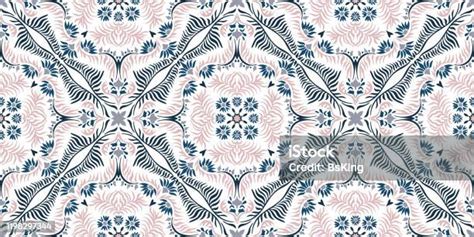 반다나 프린트 꽃 무늬가 있는 여성 숄 지중해 벽지 포르투갈어 타일 Azulejo 터키 어 장식품입니다 스페인 도자기 세라믹 요리 0명에 대한 스톡 벡터 아트 및 기타