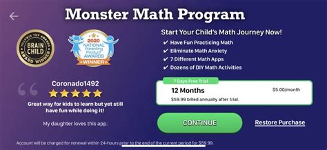 A Mobile Paywall By Monster Math With Adapty
