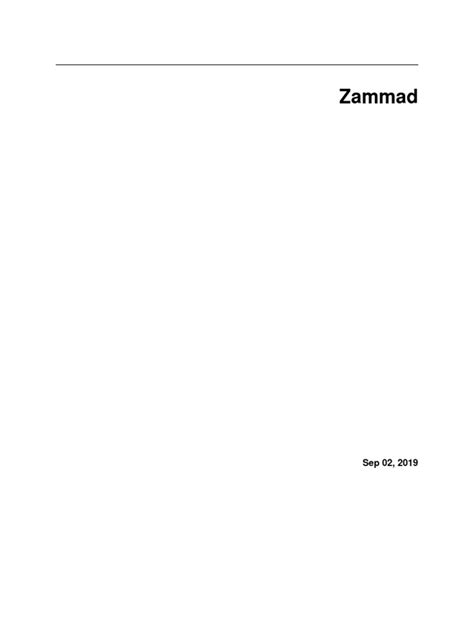 Zammad Pdf