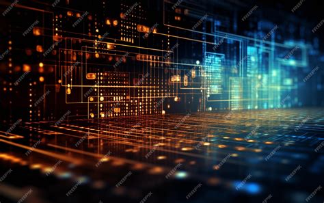 Premium Ai Image Programming Code Abstract Technology Background Of