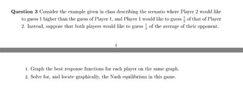 Consider The Example Given In Class Describing The Chegg Com