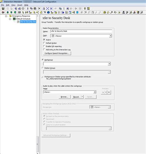 Pureconnect Cloud Resources Create Attendant Call Flows For Pcc Emergency Ani Phone Numbers