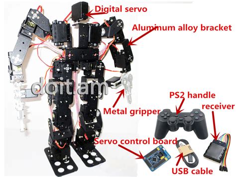 wireless control 19 degrees of freedom humanoid dance robot biped