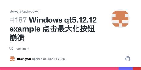 Windows Qt Example Issue Stdware Qwindowkit Github
