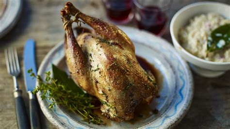 Roast Pheasant And Bread Sauce Recipe Bbc Food