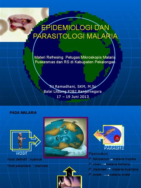 Epid Malaria Pdf