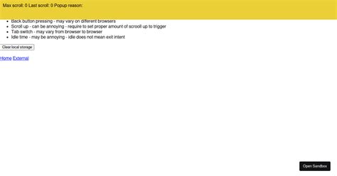 Activity Detector Examples CodeSandbox