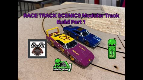 Race Track Scenics Modular Track System Build Part 1 Youtube
