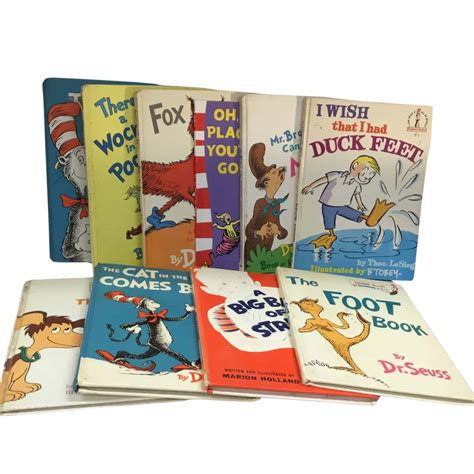 Vintage Dr Seuss Books X 10 As Pictureds