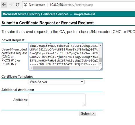 Certificate Server Installation Microsoft Certificate Authority Ca