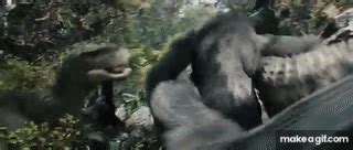 King Kong 2005 Two V Rex Vs King Kong Part1 On Make A 