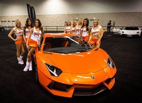 Hooters Orange Aventador Hooters Girls Beautiful Cars Italian Cars