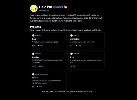 GitHub Cranci Cranci Astro My Personal Site Using Astro