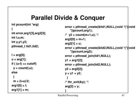 Ppt Parallel Processing Cs 667 Lecture 4 Shared Memory Programming