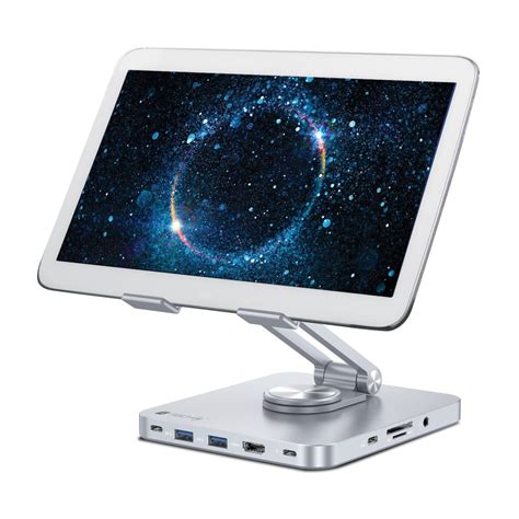 In Usb C Hub Docking Station Tablet Stand Ipad Tablet Supports Smartphone And Tablet