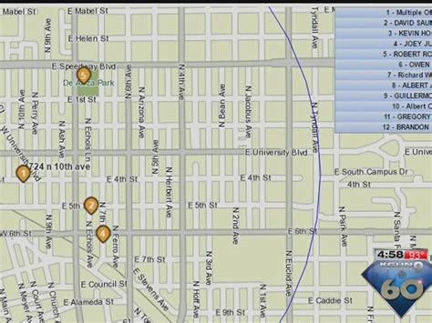 Over Two Dozen Sex Offenders Living Near The UA