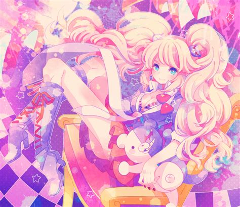 Enoshima Junko And Monokuma Danganronpa And More Drawn By Komusun Danbooru