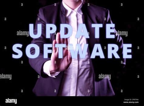 Conceptual Display Update Softwarereplacing Program With A Newer