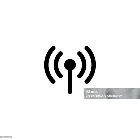 신호 아이콘입니다 통신 기호입니다 연결 기호입니다 안테나 벡터 그림입니다 Wifi 또는 무선 무선 네트워크 방송 및 팟캐스트 아이콘입니다 0명에 대한 스톡 벡터 아트 및
