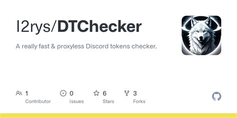 Github I2rysdtchecker A Really Fast And Proxyless Discord Tokens Checker