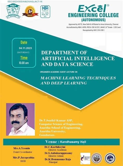 Excel Engineering College Autonomous On Linkedin Excelinstitutions Excelgroupinstitutions