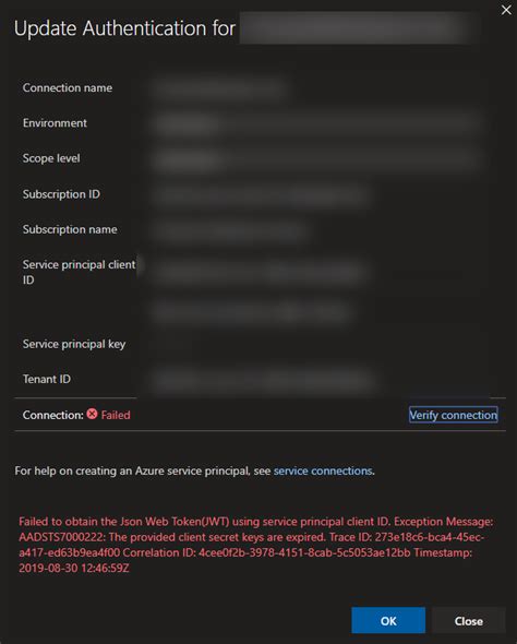 Update Azure Active Directory Service Principal Credentials Rasmus Ramblings On It And Other