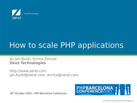 How To Scale Php Applications Pdf