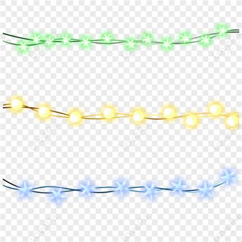 크리스마스 일러스트 작은 문자열 조명 색상 밝은 빛 별 눈송이 공요약램프 Png 일러스트 무료 다운로드 Lovepik