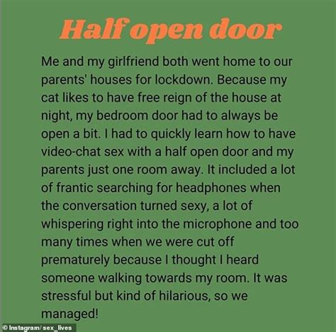 Instagram Account Documents Women S Sex Lives During Lockdown Daily Mail Online