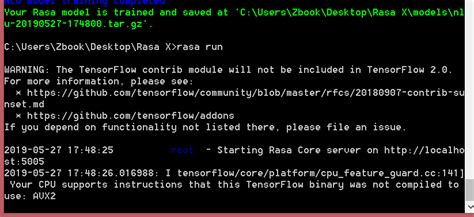 rasa x run freezes [deprecated] rasa x community edition rasa