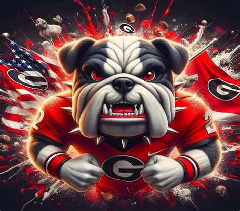Pinterest Georgia Bulldog Mascot Bulldog Wallpaper Bulldog Cartoon