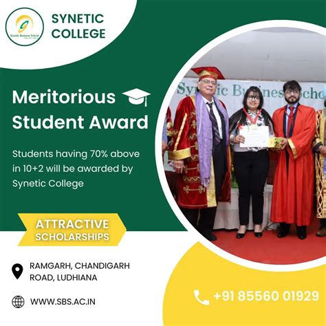 Meritorious Student Award Synetic Business School