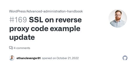 Ssl On Reverse Proxy Code Example Update · Issue 169 · Wordpressadvanced Administration
