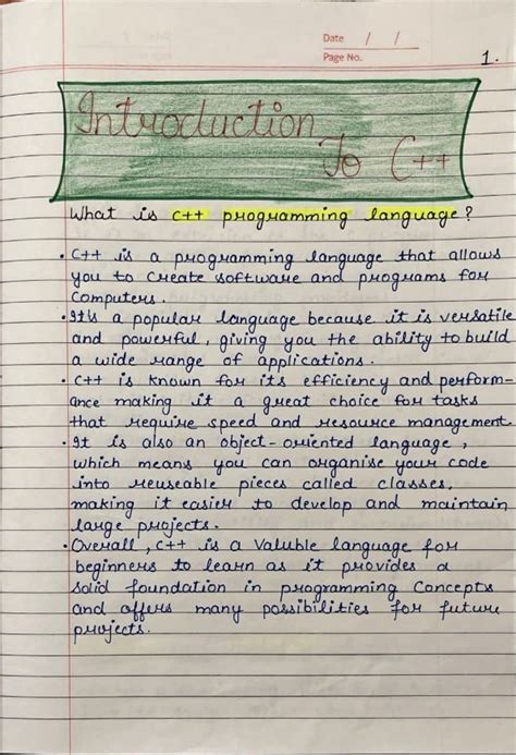 C Handwritten Notes Topperworld