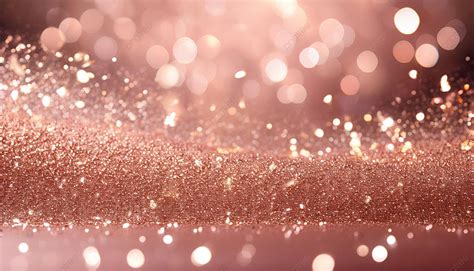 Sparkling Rose Gold Glitter Background Rose Gold Glitter Sparkle