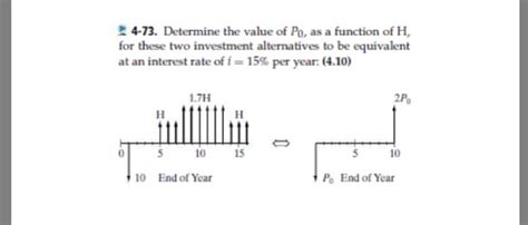 Solved Determine The Value Of Po As A Function Of H Chegg Com