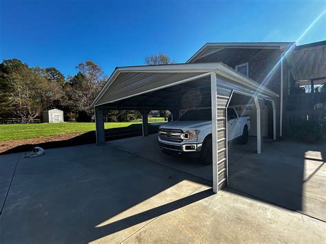 Steel Carport Attached To House Durable And Stylish Carport Solutions