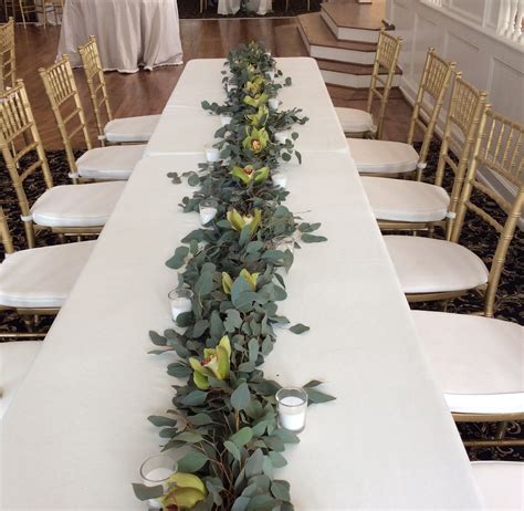Eucalyptus Garland Wedding Table Decoration