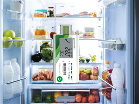 Refrigerator Temperature Data Logger With Display Freshliance