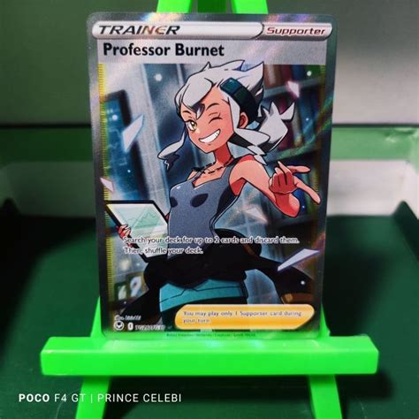 Pokemon Tcg Professor Burnet Full Art Shopee Philippines