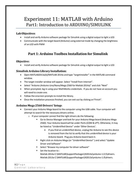 Arduino Matlab Con Arduino Pdf