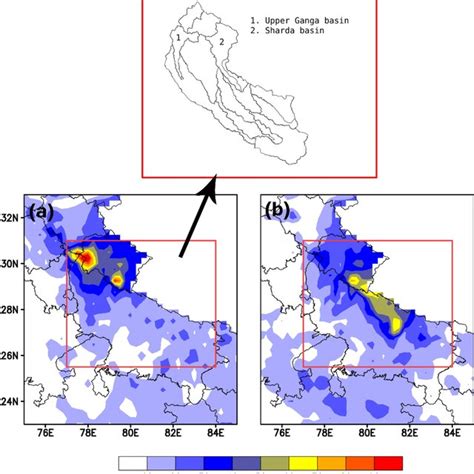 Rainfall Mm Composite For Basin Wise Heavy Rainfall Bhr Events In A Download Scientific