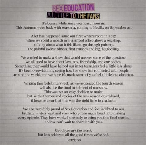 Sex Education Ending With Season At Netflix Watch Teaser Video