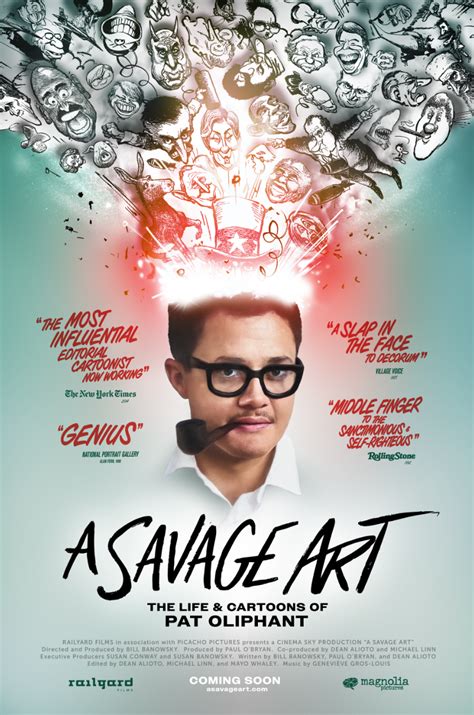 A Savage Art The Life And Cartoons Of Pat Oliphant A Movie Guy