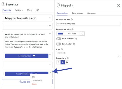 Attach A Pop Up To A Map Question Maptionnaire Support