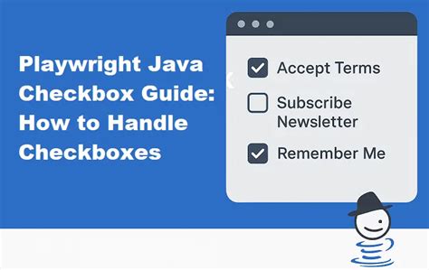 Playwright Java Checkbox Guide How To Handle Checkboxes