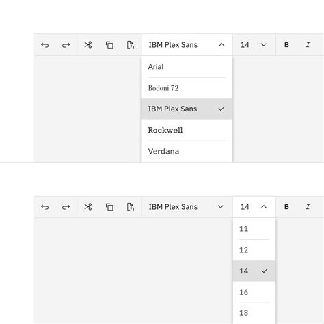Text Toolbars Carbon Design System