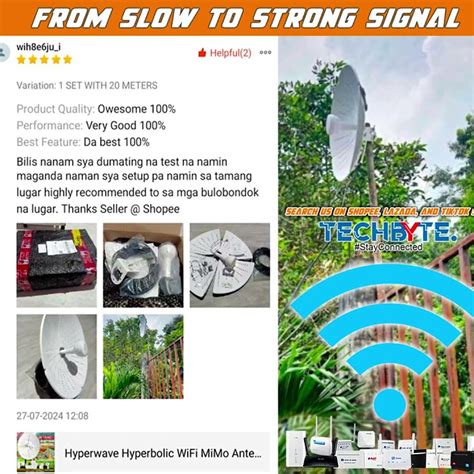 Hyperwave Hyperbolic Antenna Customer Review Youtube
