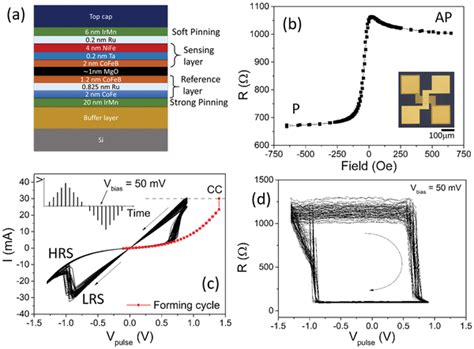 A Schematic Of The Cross Section Of Fabricated Magnetic Stack The Download Scientific Diagram