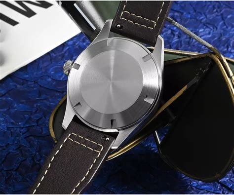 San Martin New 39mm Stainless Steel Pilot Watch Luminous Military Watch